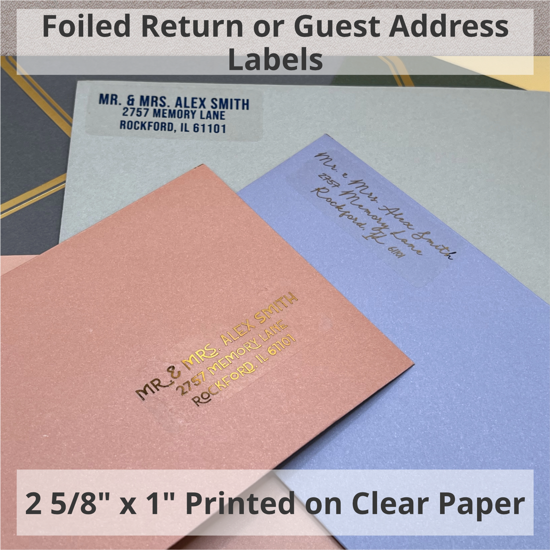 Custom Small Address Labels Rolls | Blue Planet Labels – Blue Planet Labels
