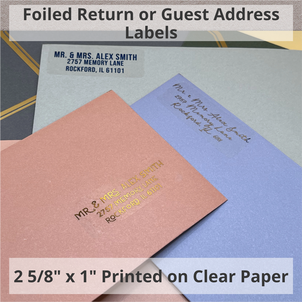 Custom Small Address Labels Rolls | Blue Planet Labels – Blue Planet Labels