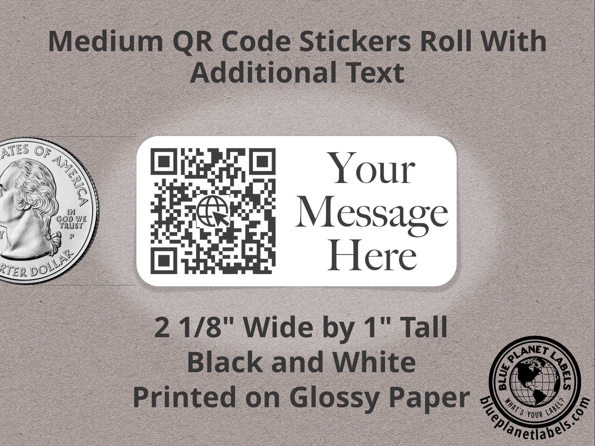 Medium QR Code Roll Labels | Blue Planet Labels – Blue Planet Labels